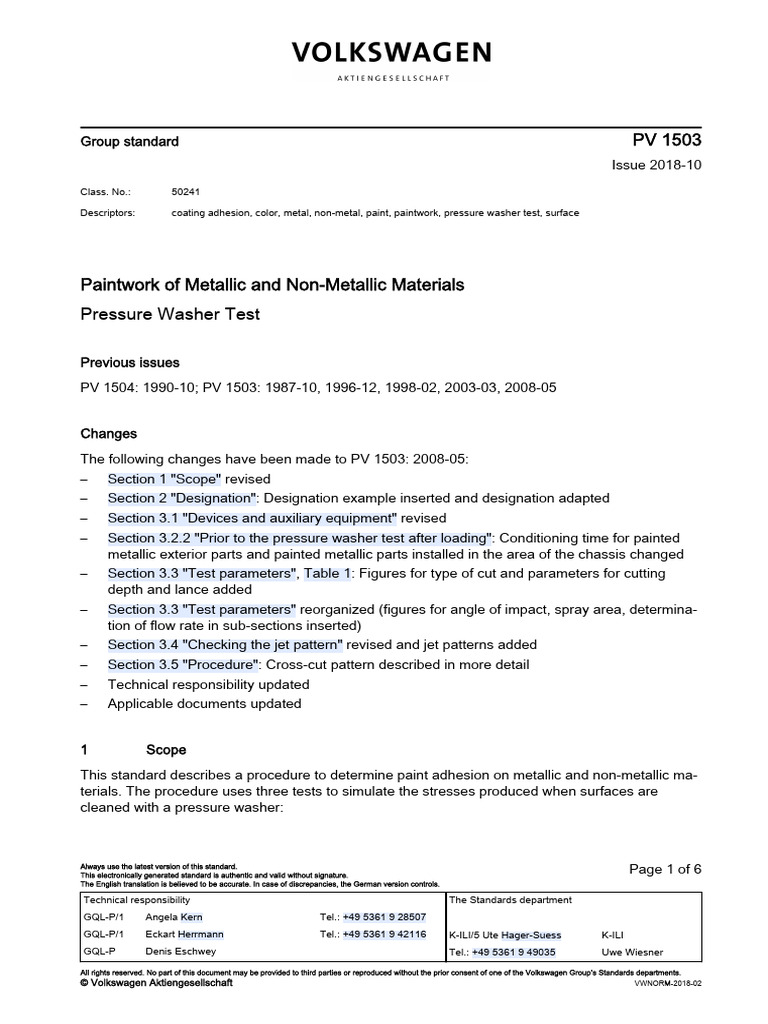PV 1503 en | PDF