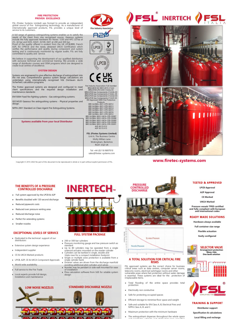 FSL Brochure INERTECH | PDF