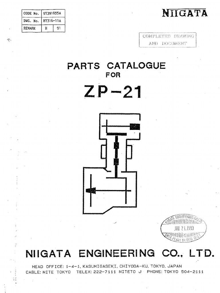 ZP-21 Parts Catalogue | PDF