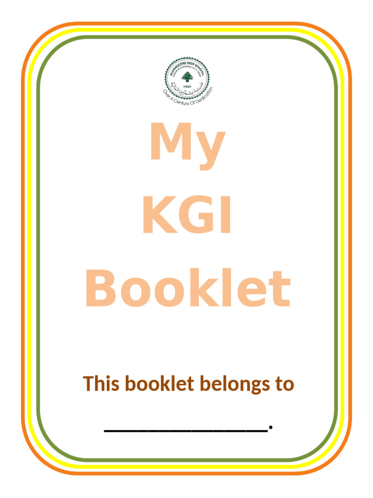 BOOKLET KGI | PDF