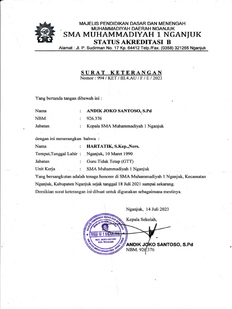 Contoh Draft Revisi | PDF