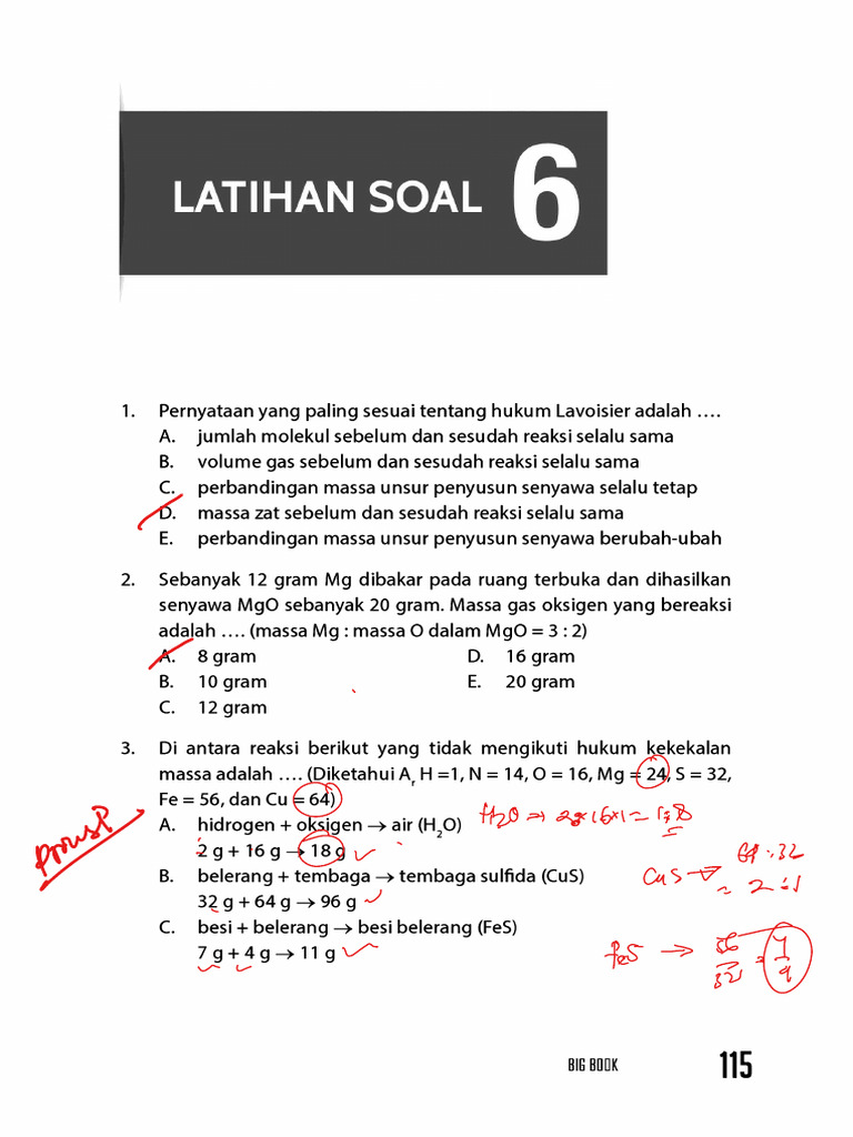 Latsol Konsep Mol | PDF