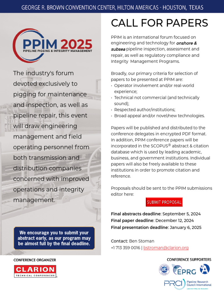PPIM25 Call For Papers | PDF