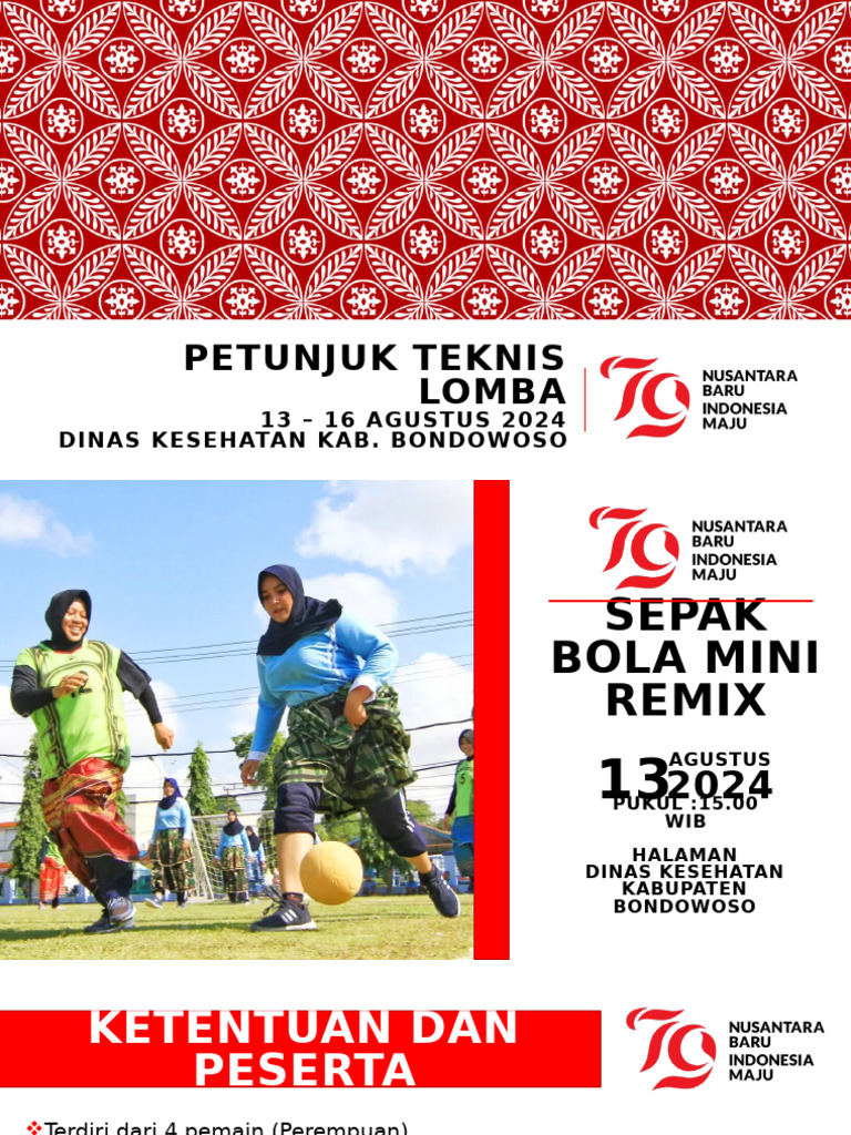 Petunjuk Teknis Lomba | PDF