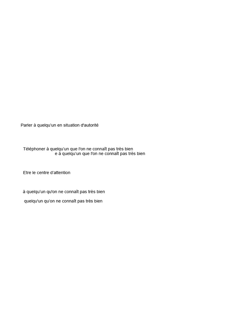 EAS Echelle D - Anxiété Sociale Leibowitz | PDF