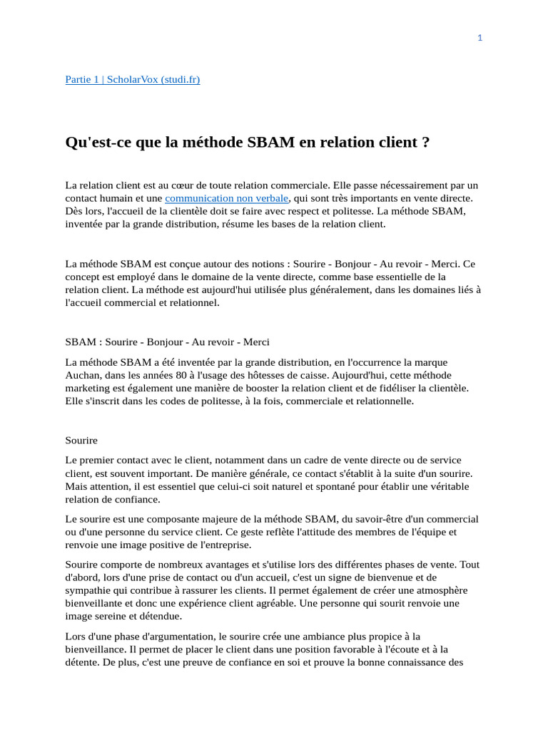 SBAM | PDF