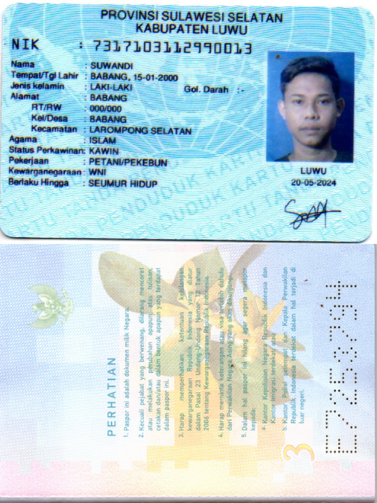 KTP Passport | PDF