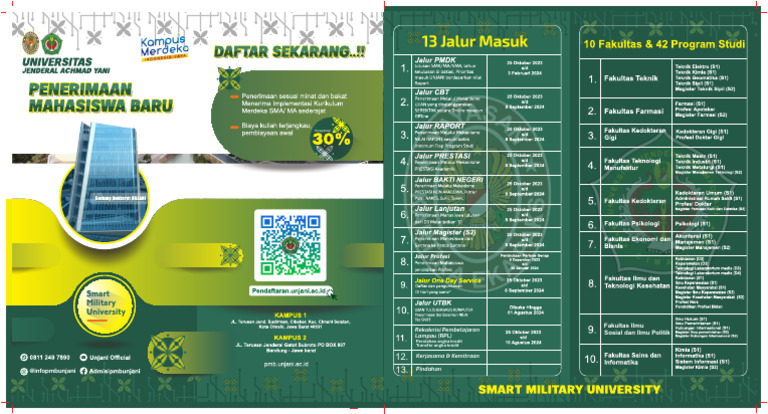 Brosur Pmb Unjani Fix 30 Januari 2024_v2 | PDF