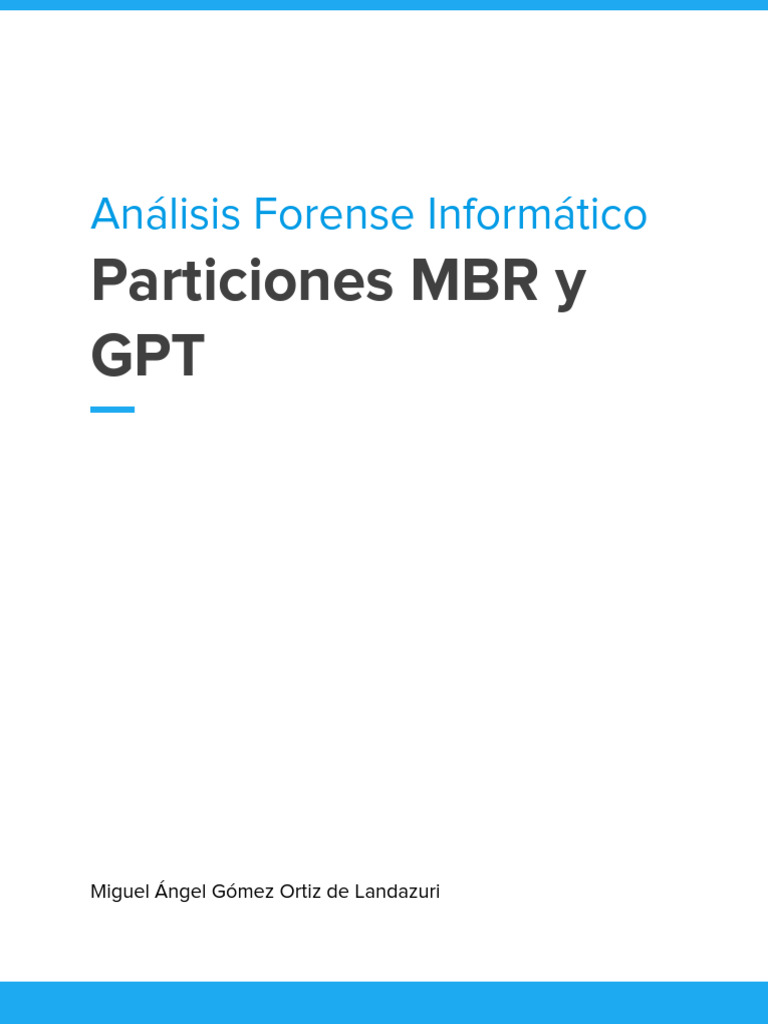 T3 Practica 1 Particiones MBR y GPT | PDF | Software utilitario | Compatibles con PC Ibm