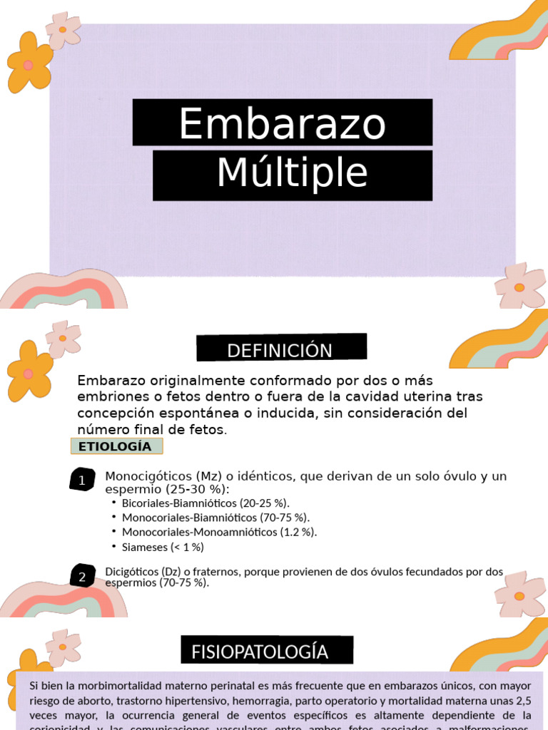 Embarazo Múltiple | PDF