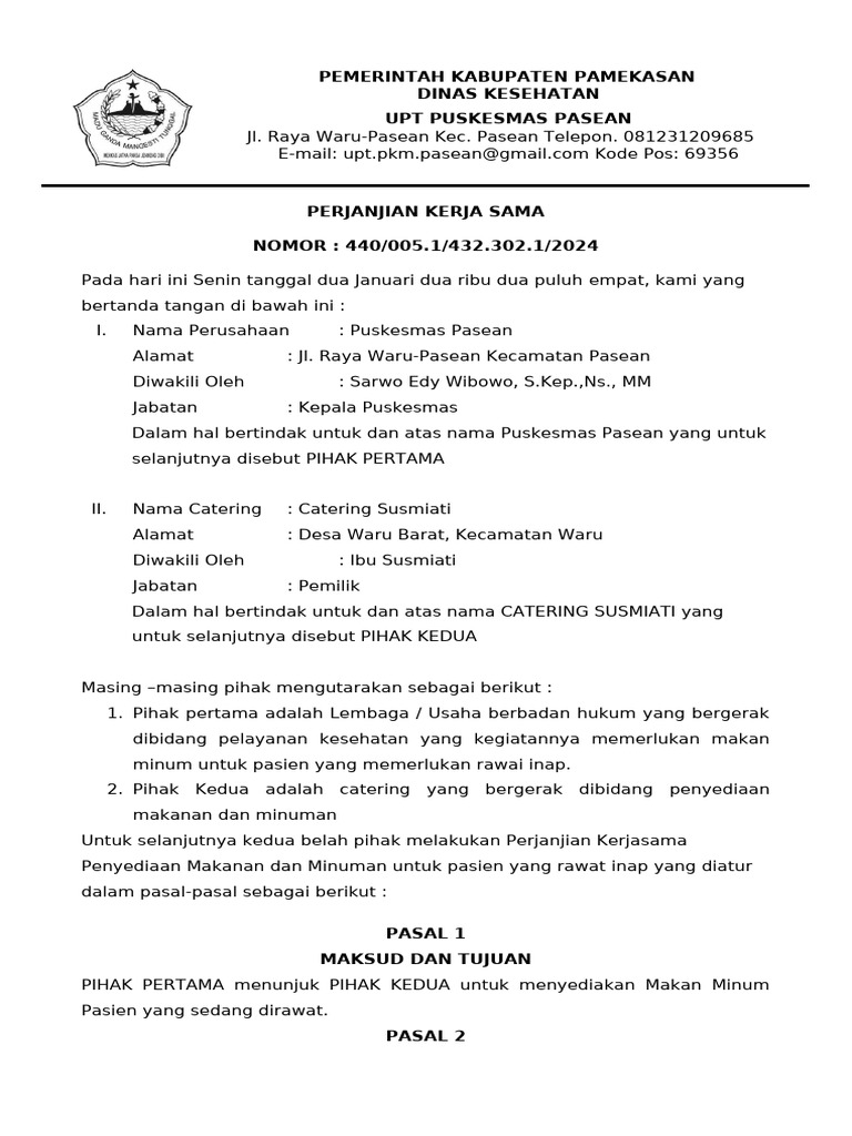 Mou DGN Catering | PDF