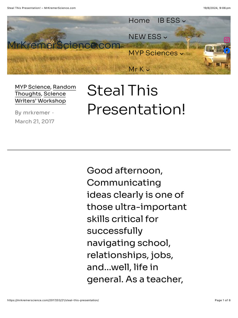 Steal This Presentation! | PDF