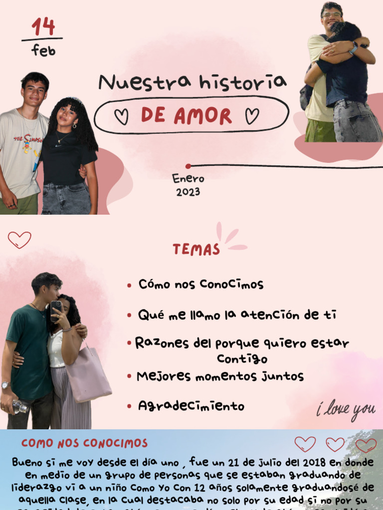 Nuestra Historia de Amor | PDF