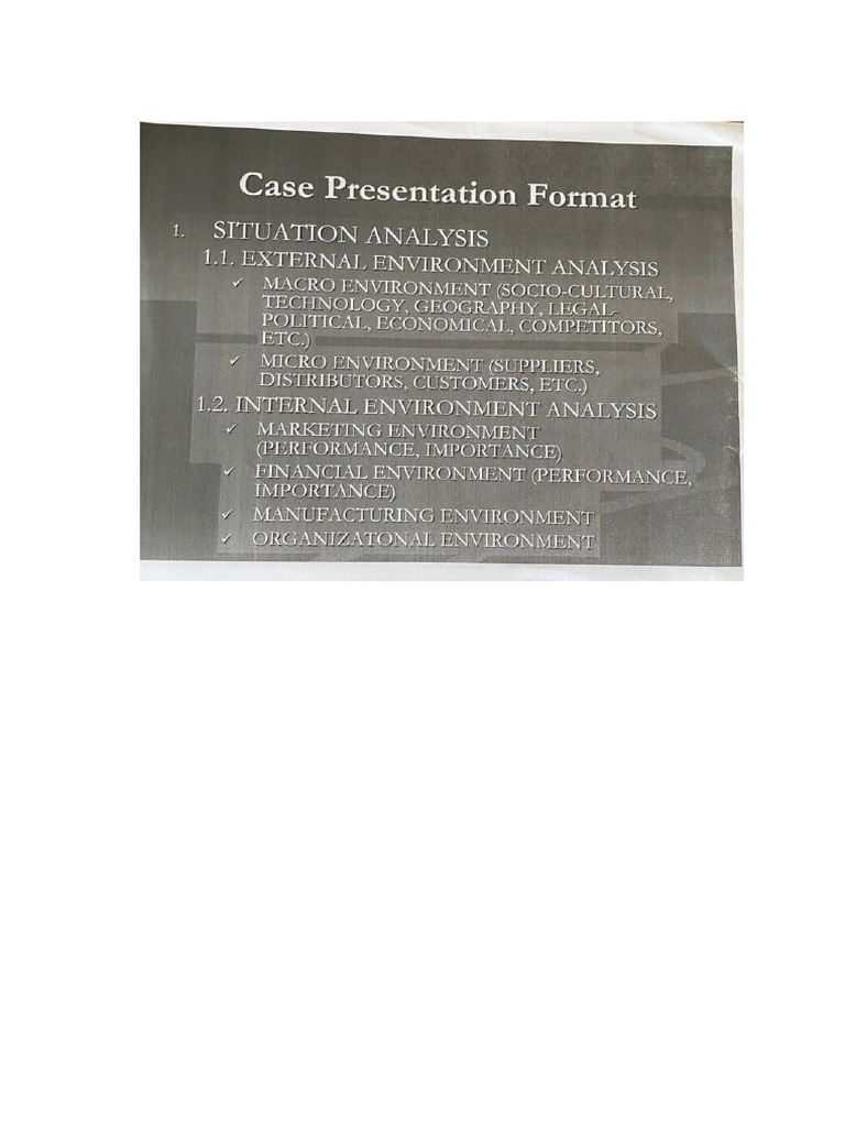 02 Case Presentation Format | PDF