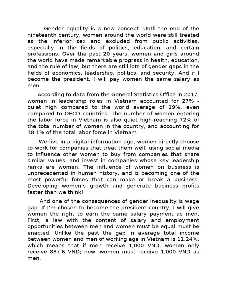 Gender Equality | PDF