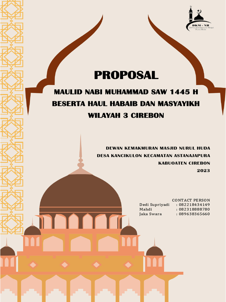 Proposal Maulid Akbar | PDF | Abrahamic Religions | Semitic Words And Phrases