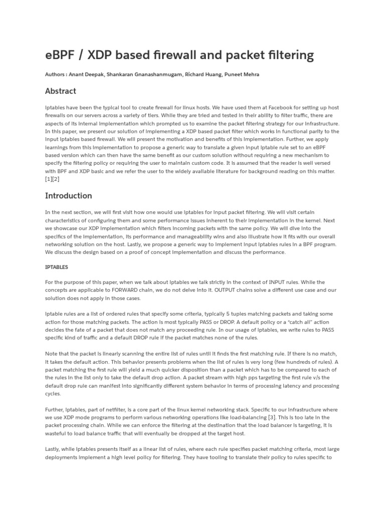 Ebpf Firewall Paper Lpc Pdf 