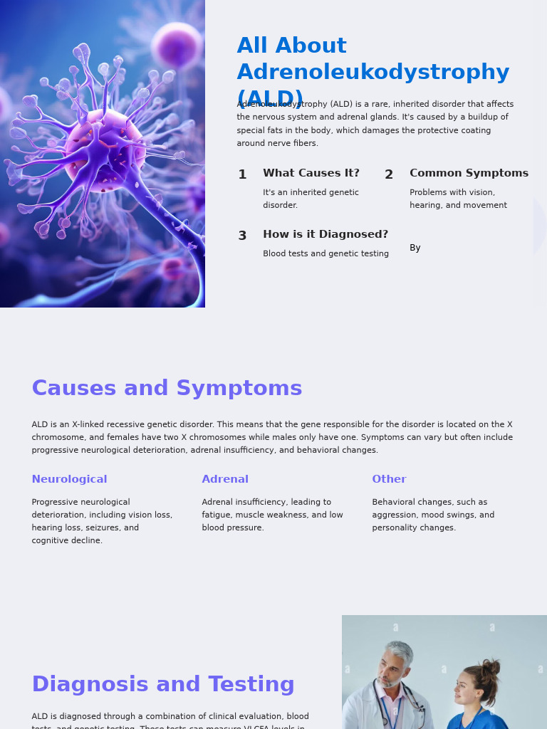 All About Adrenoleukodystrophy ALD | PDF
