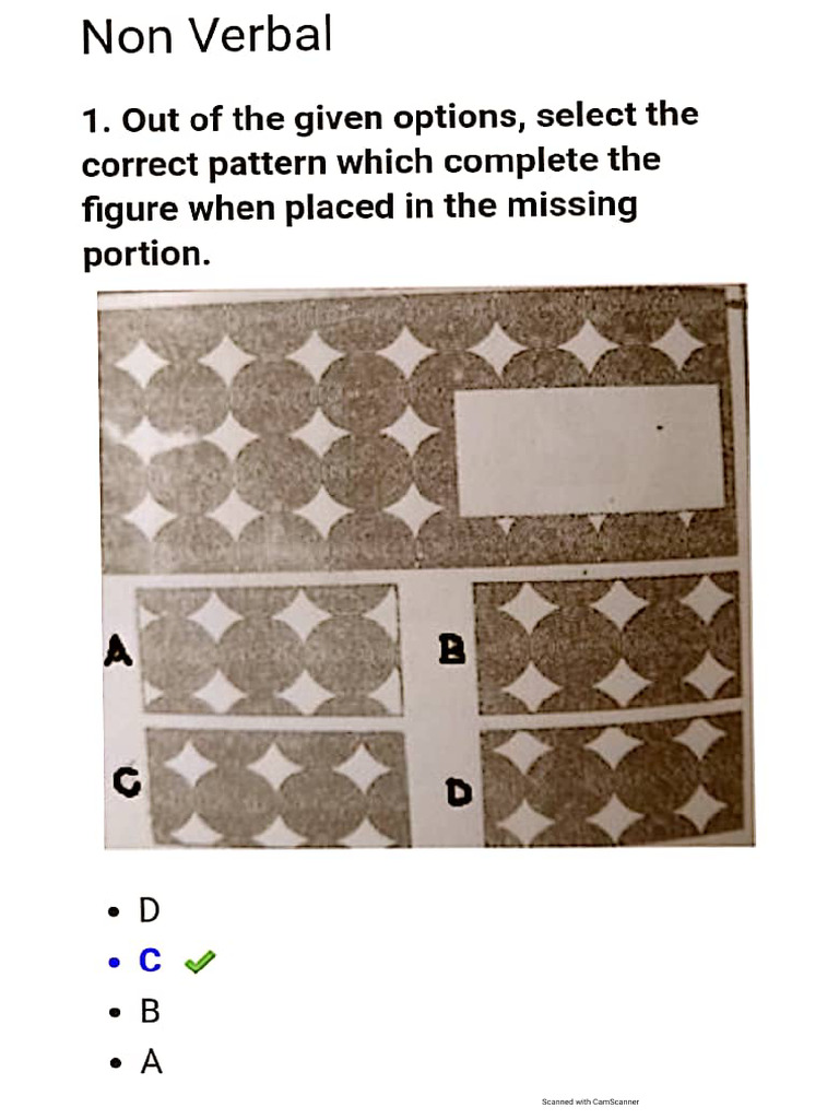Gotest - Imp Non Verbal Questions | PDF