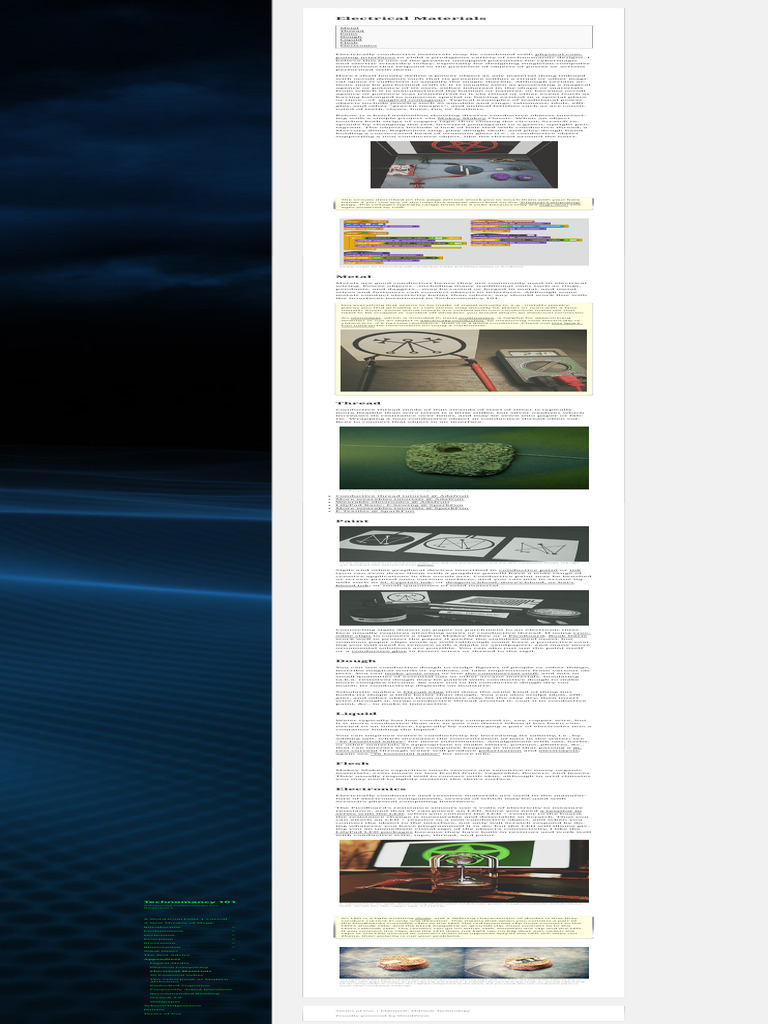 Electrical Materials - Technomancy 101 | PDF