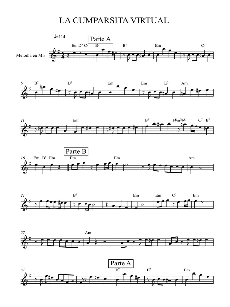 Extra 2 - Partitura para Instrumentos en Mi Bemol | PDF