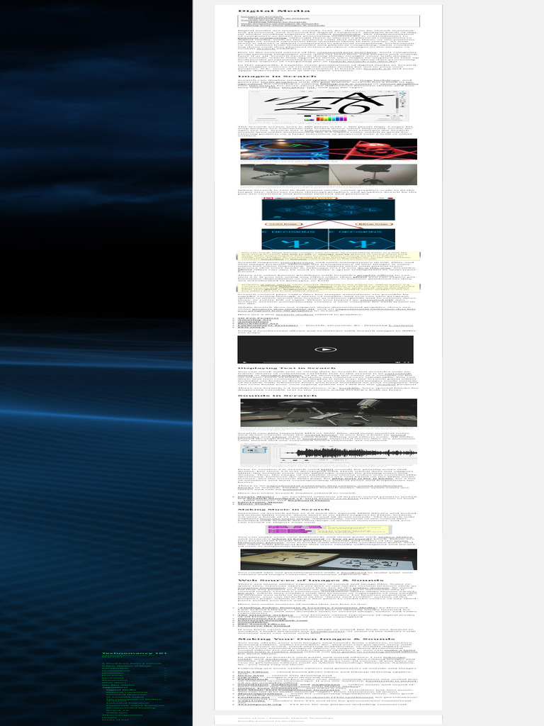 Digital Media - Technomancy 101 | PDF