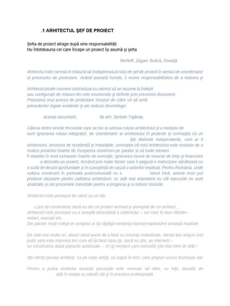 PC Curs 7.1 - SEFUL DE PROIECT - Text | PDF