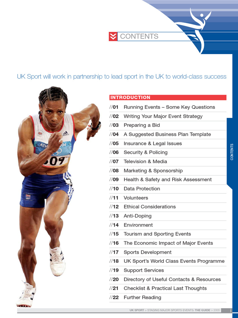 Major Sports Events The Guide April 2005 | PDF