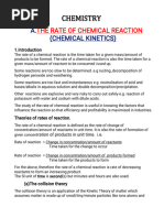 Rate of Reaction - Rates of Reaction - AQA - GCSE Combined Science ...