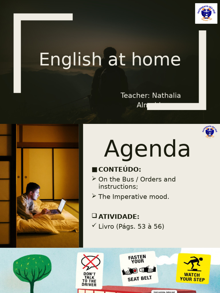 Aula (7º Ano) - The Imperative Mood | PDF