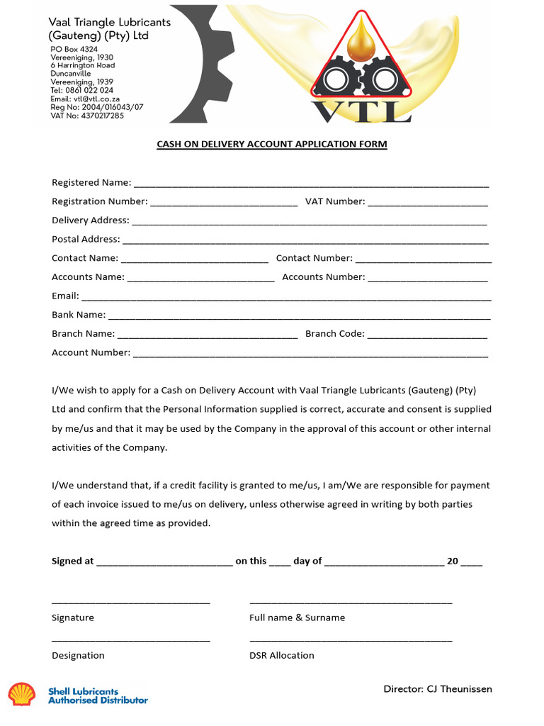 VTL - COD Account 2024 | PDF