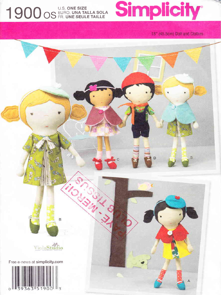 Simplicity 1900 | PDF