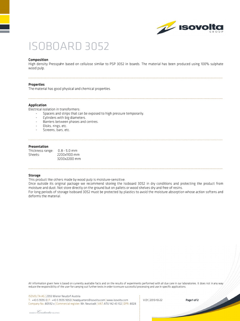 ISOBOARD 3052 - 01 - Uk | PDF