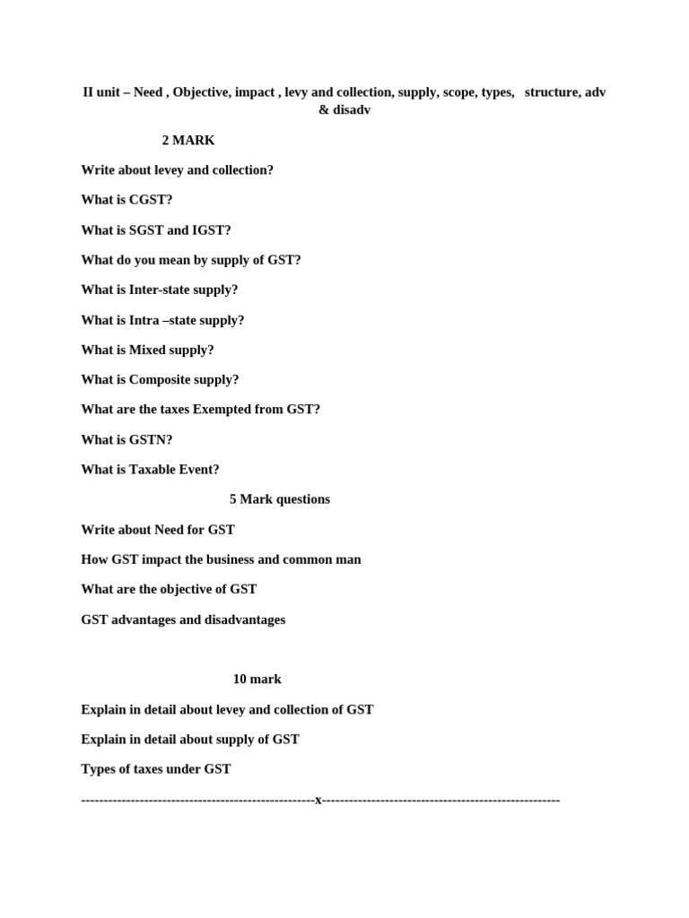 II UNIT - Levy and Collection | PDF