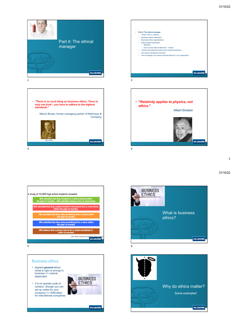 Kul Bus Ethics-To Use! | PDF