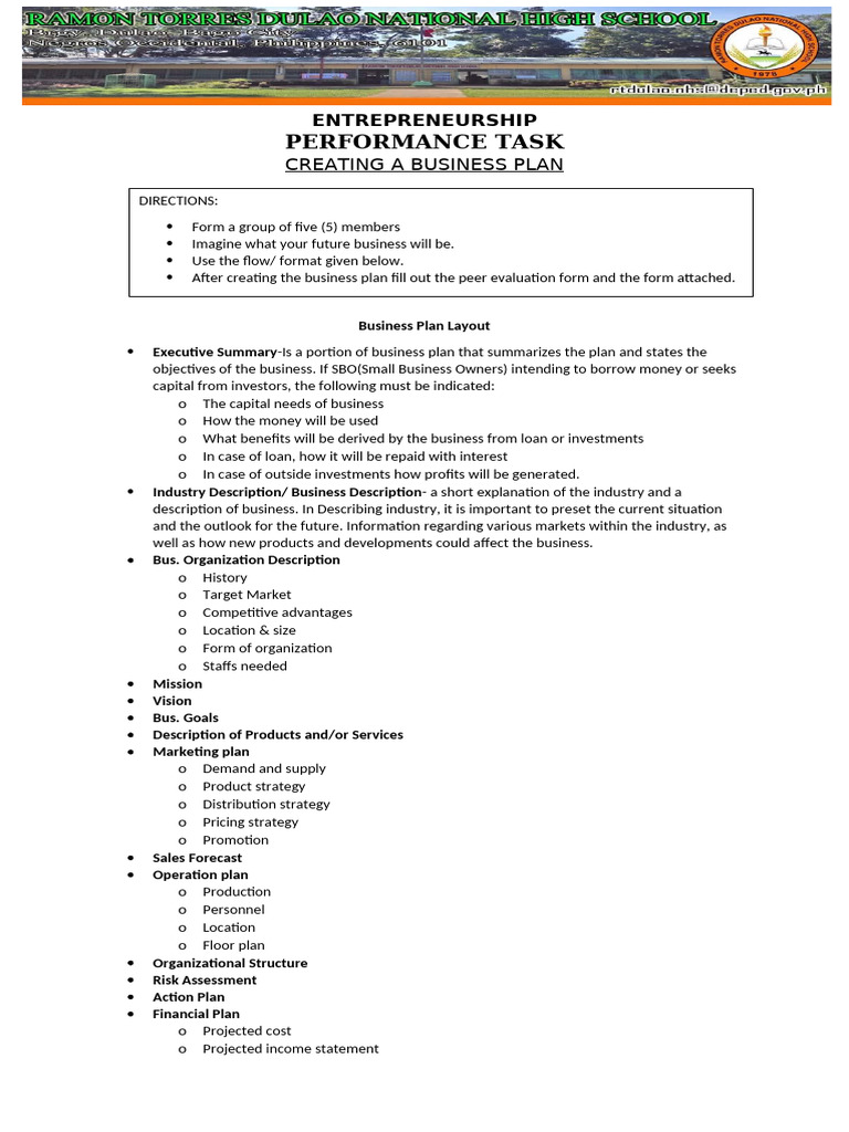 Performance Task 2nd Sem | PDF