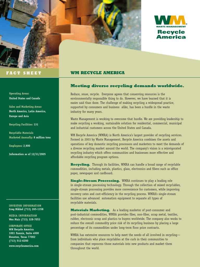 WMRA FactSheet | PDF