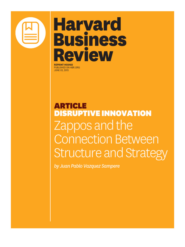 Zappos and The Connection Between Structure & Strategy | PDF