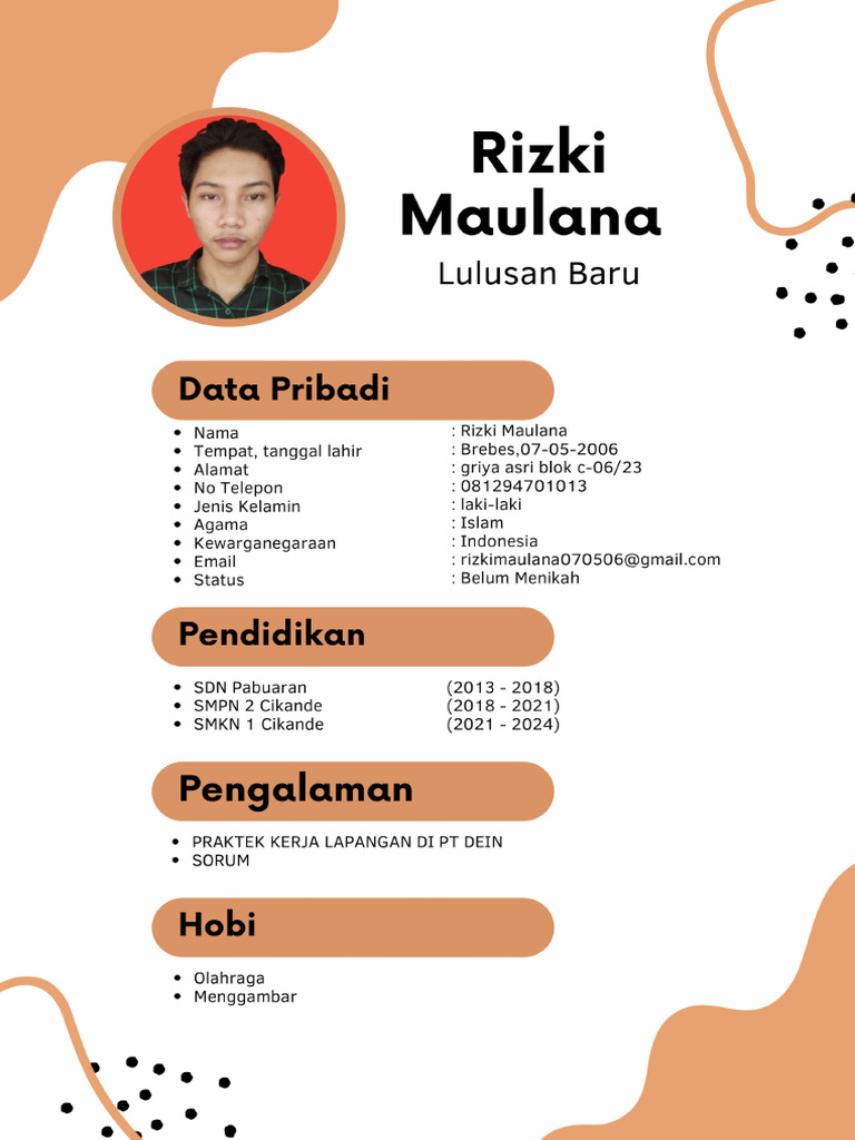 CV Rizki Maulana | PDF