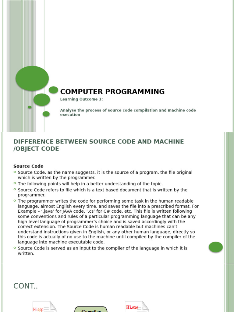 Computer Programming Outcome 3 | PDF
