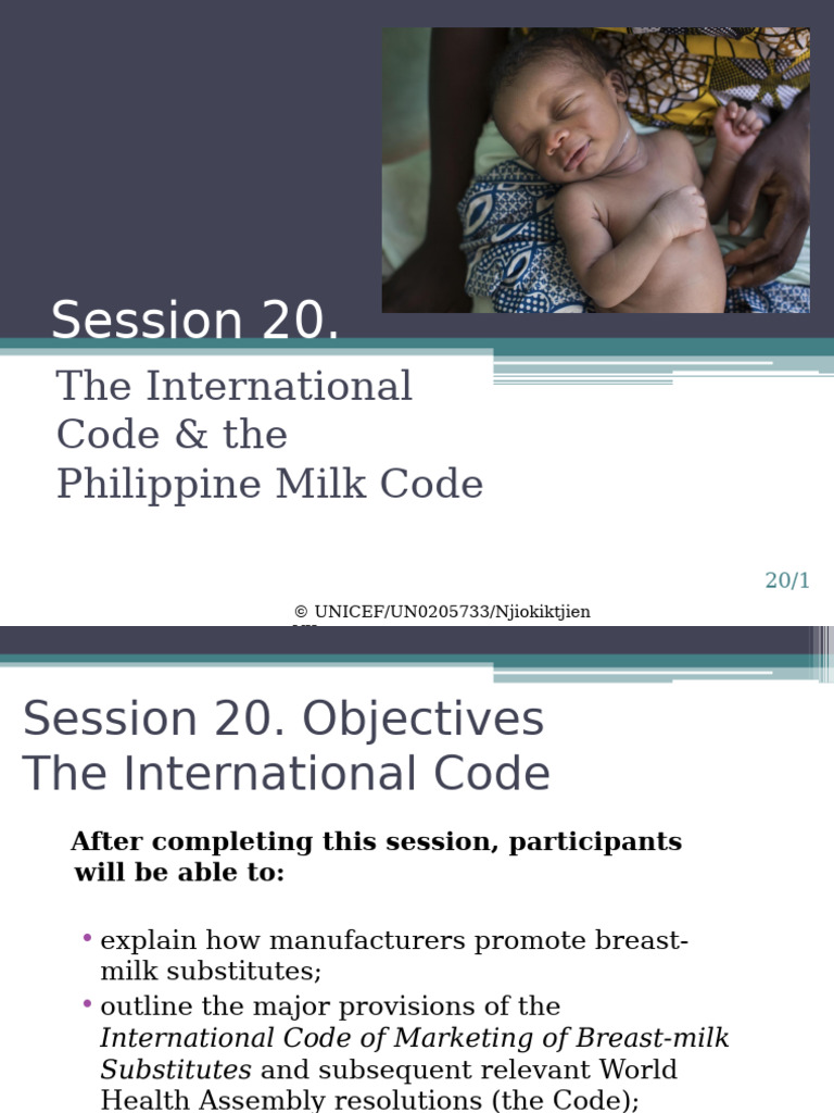 International & Philippine Milk Code | PDF | Breast Milk | Infant Formula
