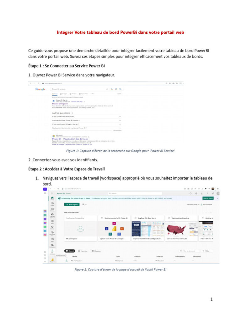 PowerBI TO WebApp | PDF