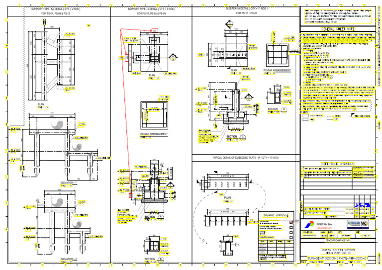 DURI-GENF10GS000-CIV-DTL-PHR-2025-01 - A2 - DRAWING FOR PIPE SUPPORT RERUN PUMP CGS 10 (Not ...