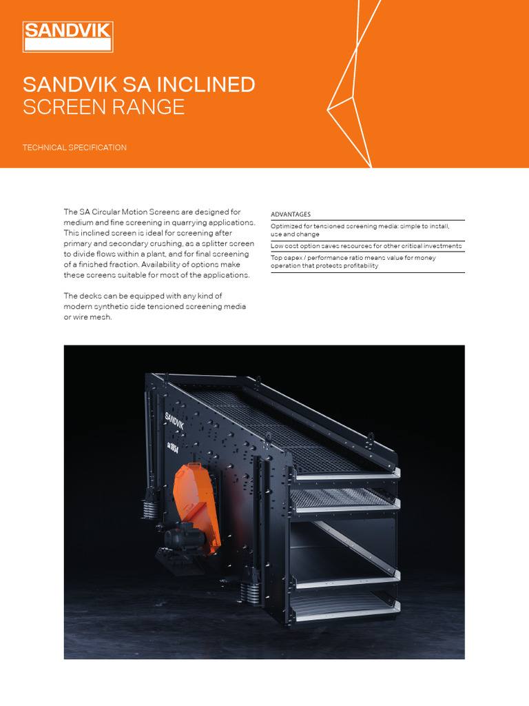 603905985605321b364a8fca - Sa Inclined Screens Technical Specification ...
