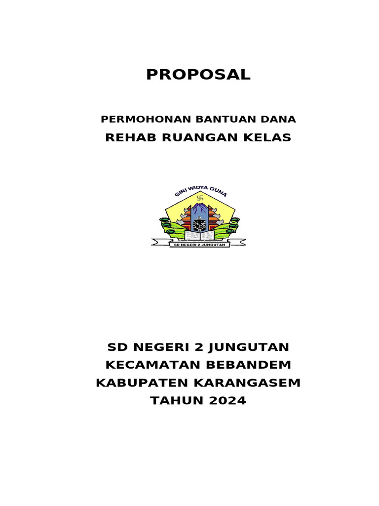 Proposal Yayasan Melati Kriya Santhi | PDF