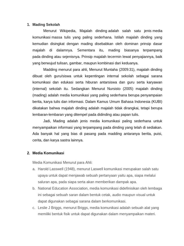 Kajian Teoritis | PDF