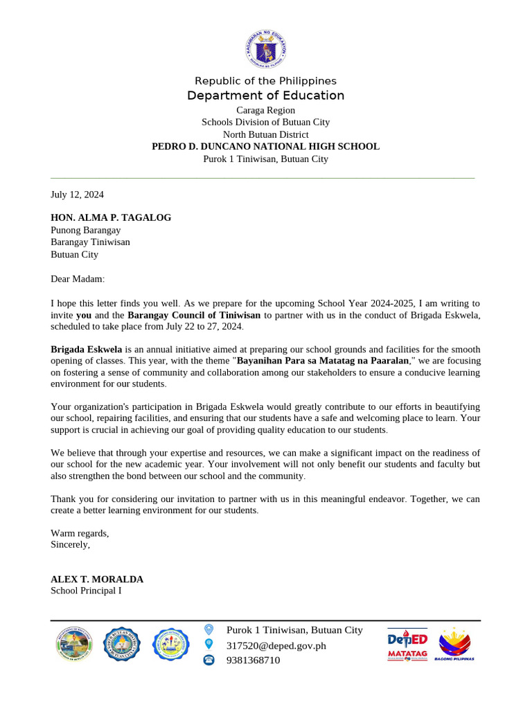 Letter To A Stakeholder (Organization) | PDF