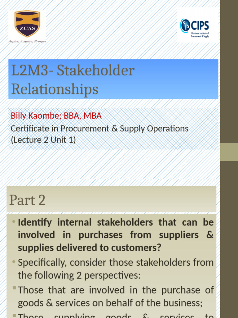 L2M3 - Stak. Relat. Lect 2 Unit 1 | PDF