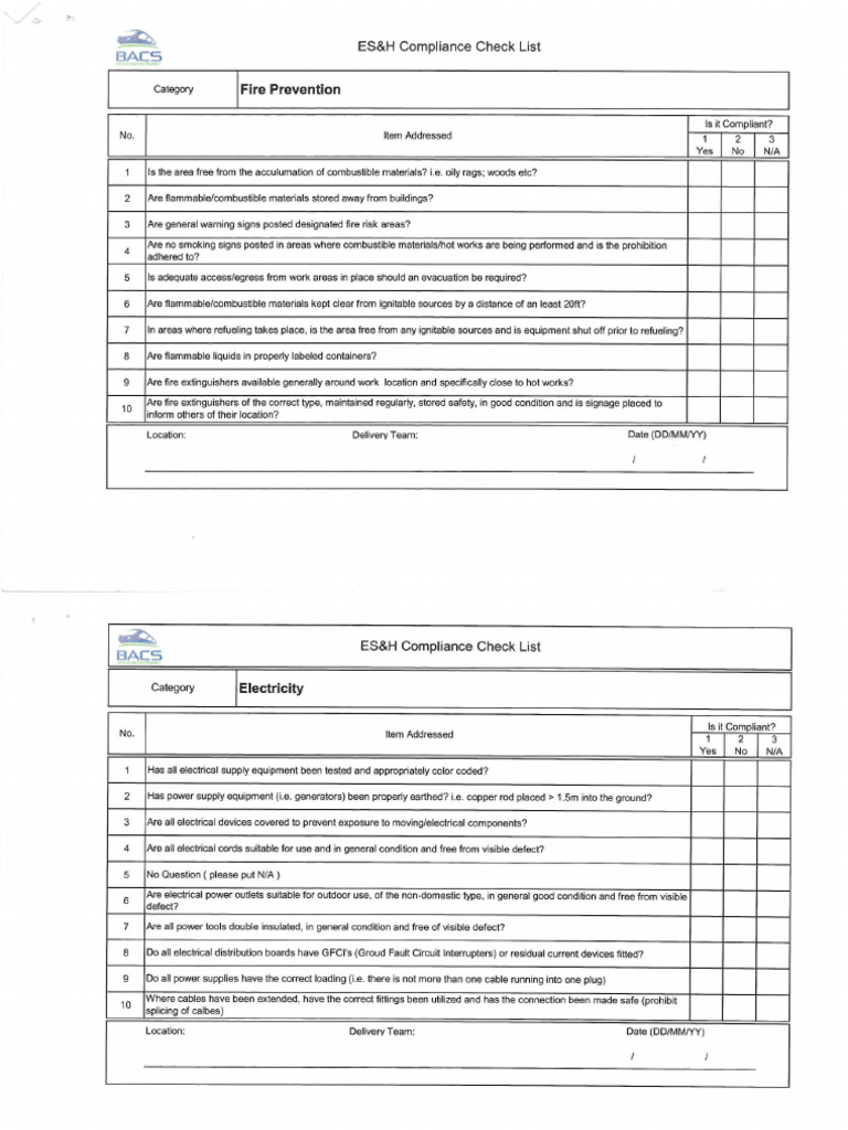 10 Point Check List | PDF