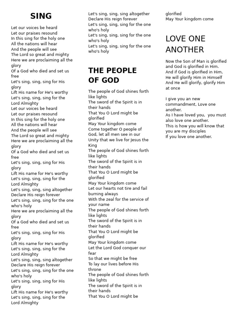 Sing CFC | PDF
